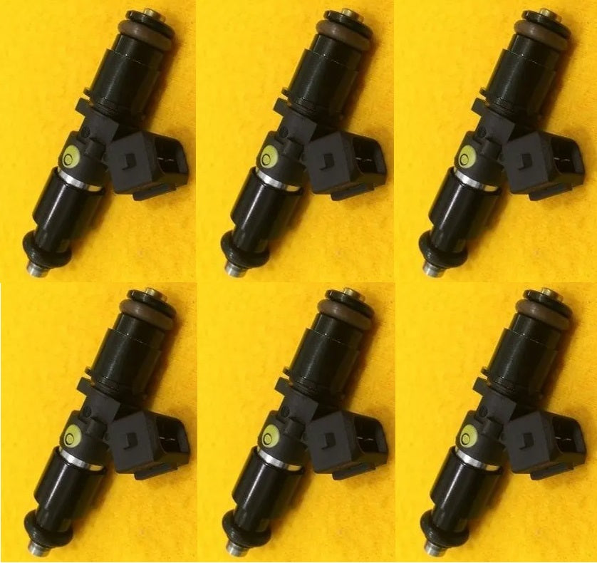 6 x GENUINE BOSCH 1000cc 980CC @ 3 BAR INJECTOR FULL LENGTH 14mm 1150c ...
