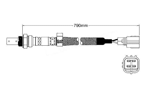 O2 OXYGEN SENSOR for Subaru FORESTER IMPREZA WRX EJ20 22641-AA042 AA09 ...
