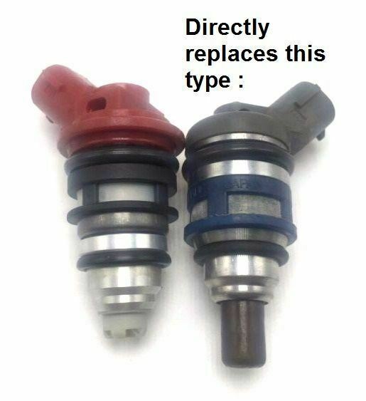 850cc FUEL INJECTORS x 4 for SUBARU WRX GC8 2.0L TURBO SIDE FEED 0R05 ...