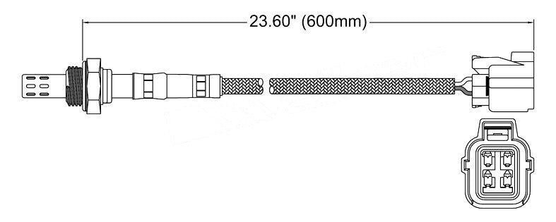 O2 OXYGEN SENSOR AIR FUEL RATIO 22690-AA891 for SUBARU IMPREZA LIBERTY ...