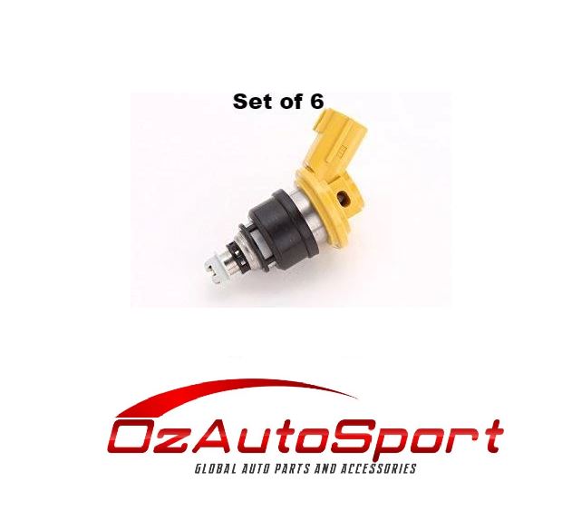 NEW 550 555cc fuel injectors x 6 for Nismo Nissan Skyline Stagea R33 R ...