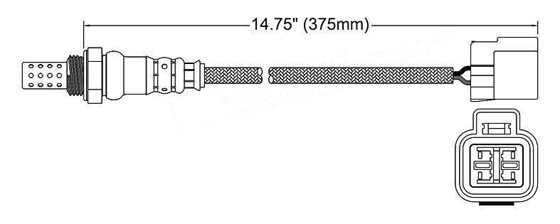 Genuine NTK o2 Oxygen sensor for Kia Cerato 2004 - 2009 2.0 - REAR ...
