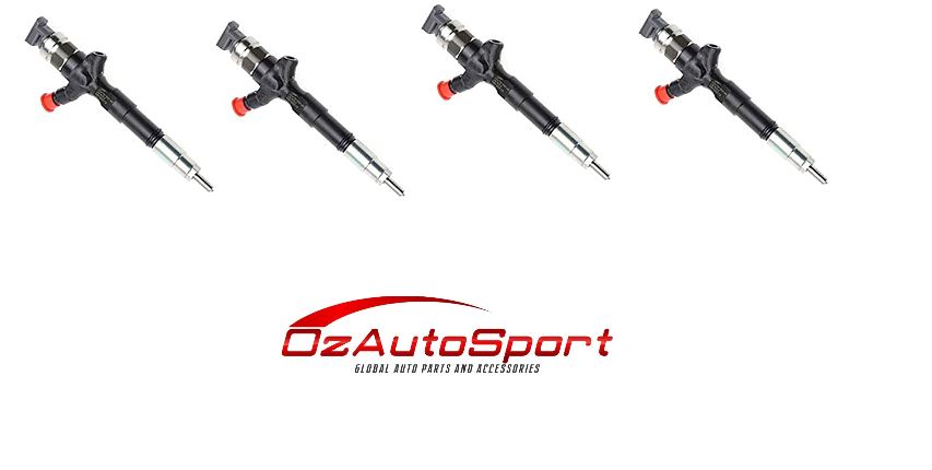4 New Diesel Injectors for TOYOTA PRADO HILUX D4D 3.0L KUN26 1KD INJ17 ...