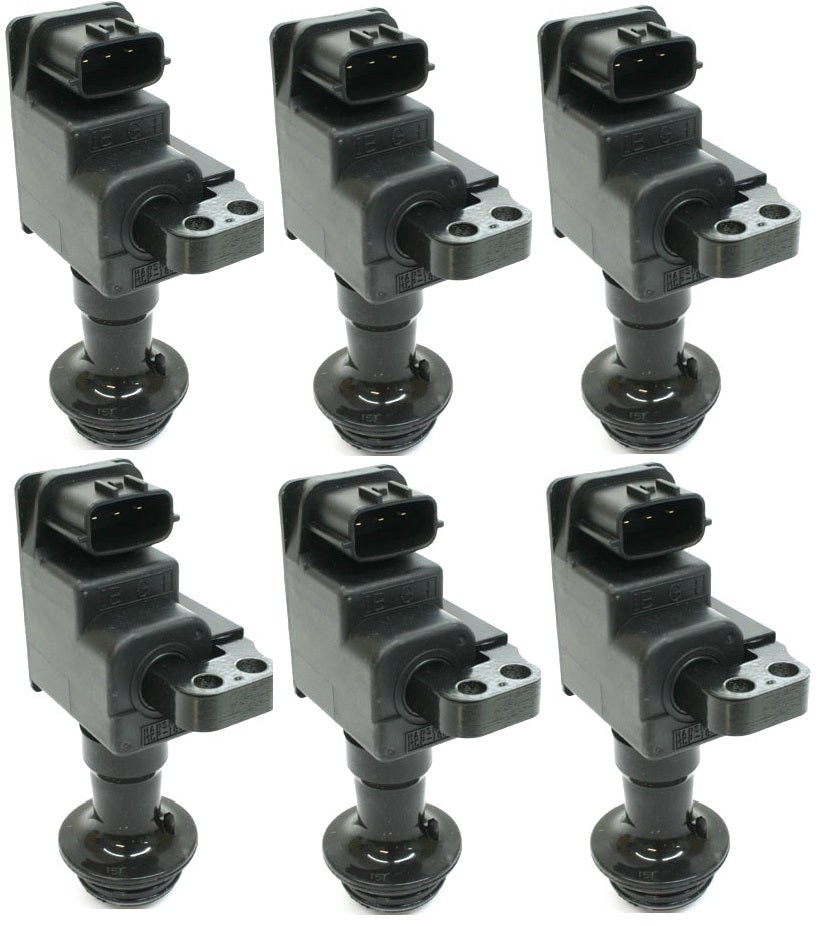 6 OEM ignition Coil Packs for SKYLINE ER34 R34 GT-T STAGEA LAUREL RB20 ...