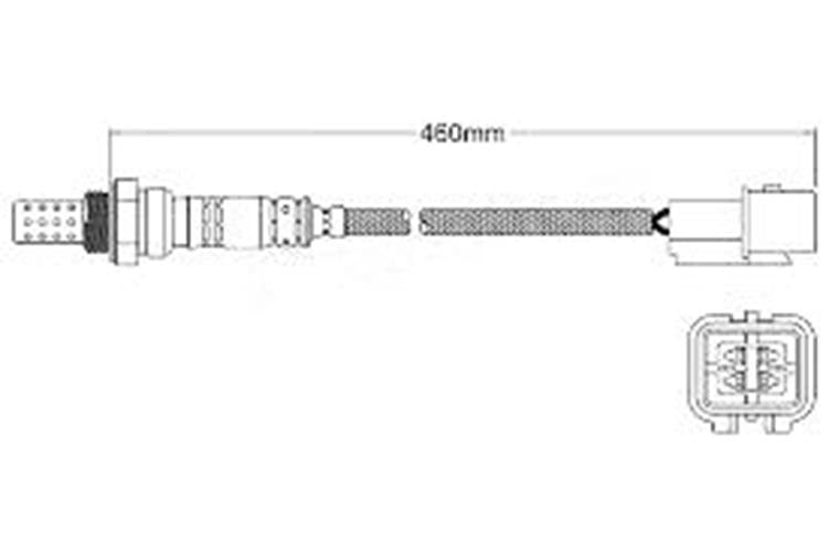 Oxygen Sensor O2 For Mitsubishi Pajero V65W LHD NSS4 2000 - 2006 3.5 ...