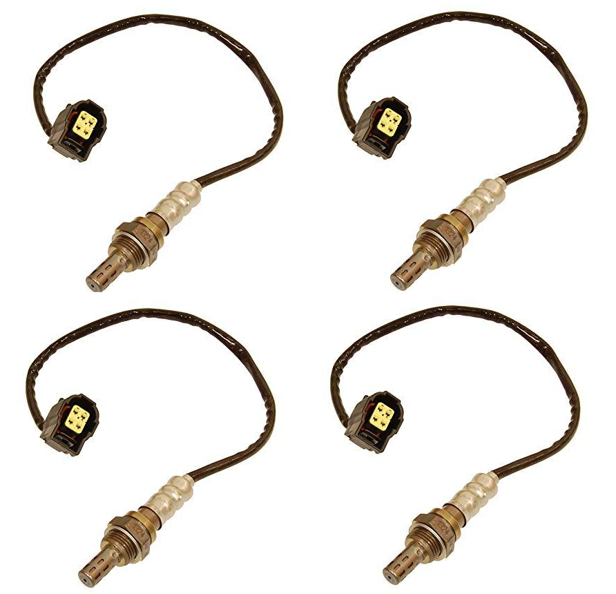 4 x Oxygen Sensors for Jeep Cherokee 3.7 O2 Pre-Cat & Post-Cat - Vehic ...