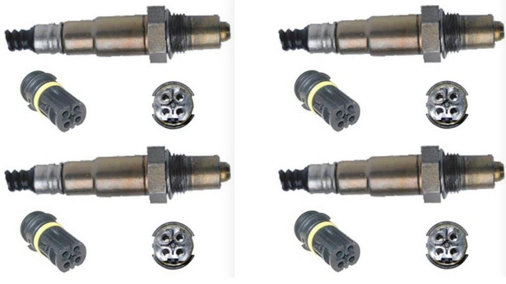 4 x o2 Oxygen Sensors for Mercedes Benz SLK55 AMG R171 Vehicle Kit ...