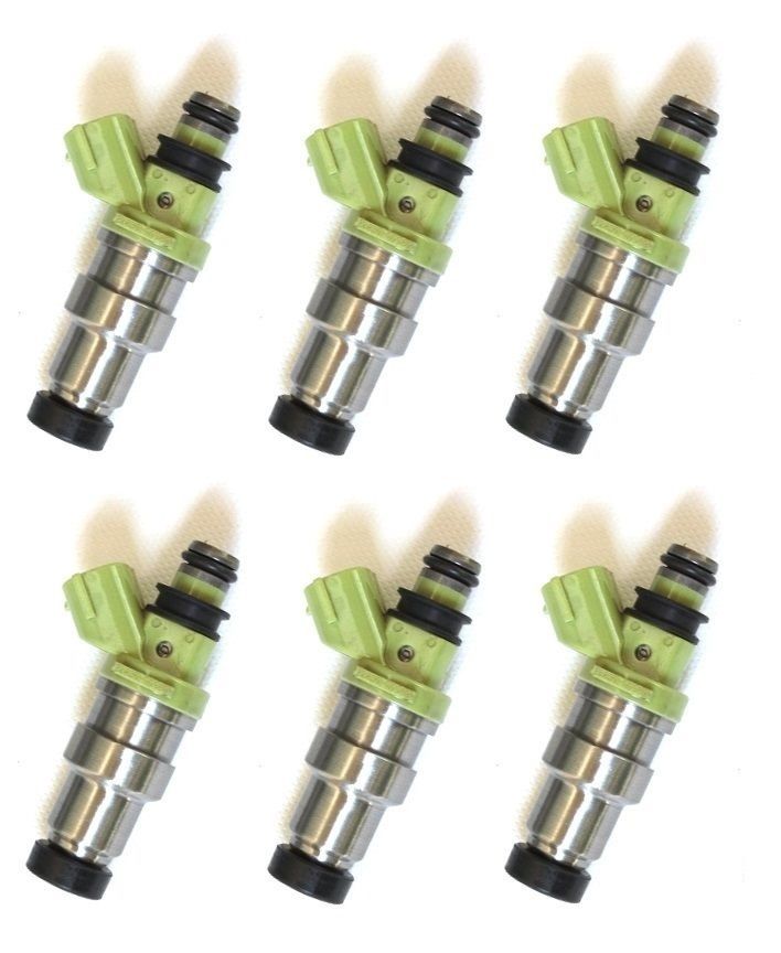 6 FUEL INJECTORS for TOYOTA CRESSIDA MX83 7MGE 3.0L 6 CYL 89-92 INJECT ...