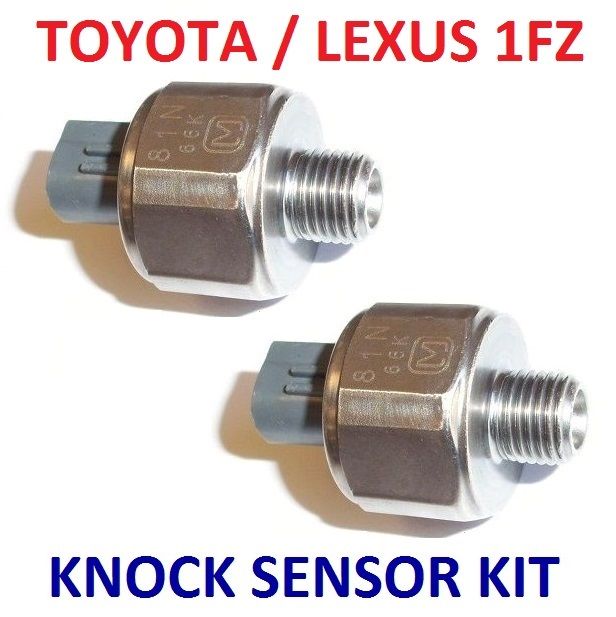 KNOCK SENSOR KIT for TOYOTA Land Cruiser 8/92-7/99 FZJ80 4.5L 6CYL 1FZ ...