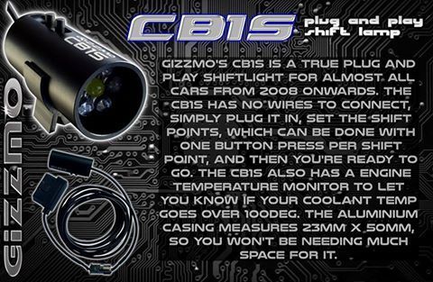 New GIZZMO CB1S â€‹2 Stage Plug and Play CANBUS Shift Lamp GOLF / POLO ...