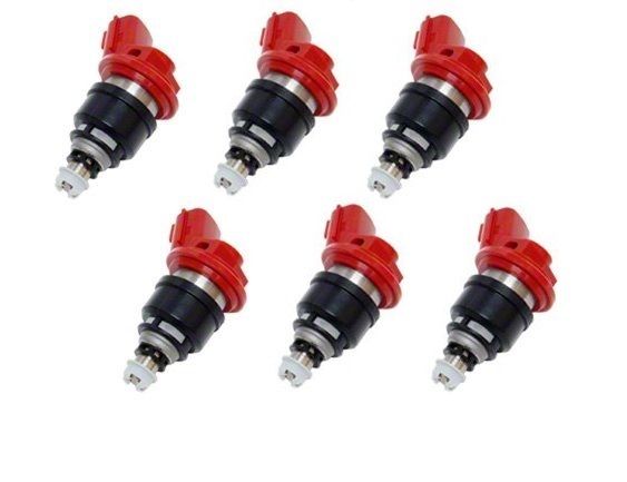 6x 650cc Fuel Injectors for NISSAN / NISMO SKYLINE R33 GTS-T RB25DET J ...