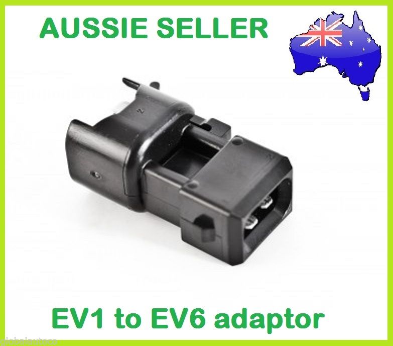 EV1 to EV6 Fuel Injector Plug adaptor - converts US Car Plug to EV1 Bo ...