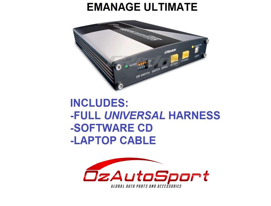 Greddy E Manage Emanage Ultimate with Universal Harness for JZA80 VVTi ...