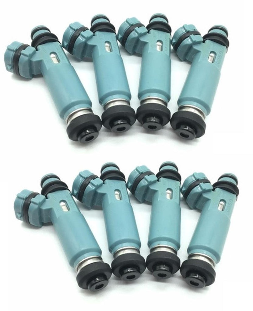 8 x 550cc Fuel Injectors for Toyota 1UZFE E85 DENSO AISIN LEXUS SOARER ...