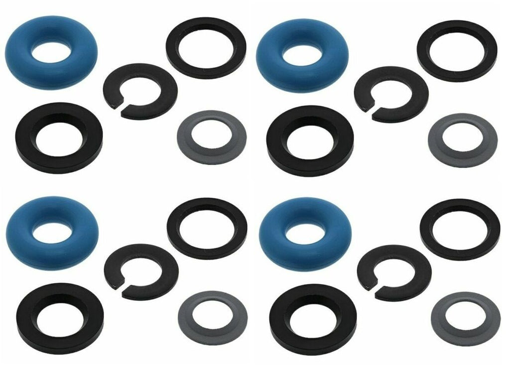 FUEL INJECTOR SEALS SET (4) for MAZDA 3 BK 6 CX7 L3 2.3L DOHC TURBO ...